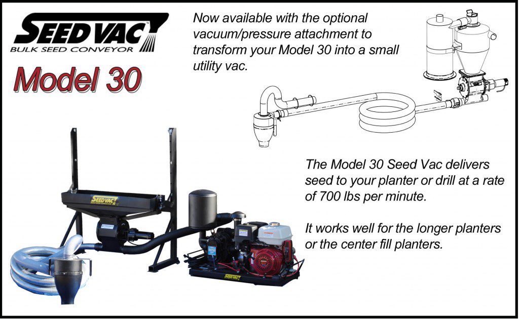 Transfer Your Bulk Seed at 700 lbs/minute with the Model 30 Seed Vac ...