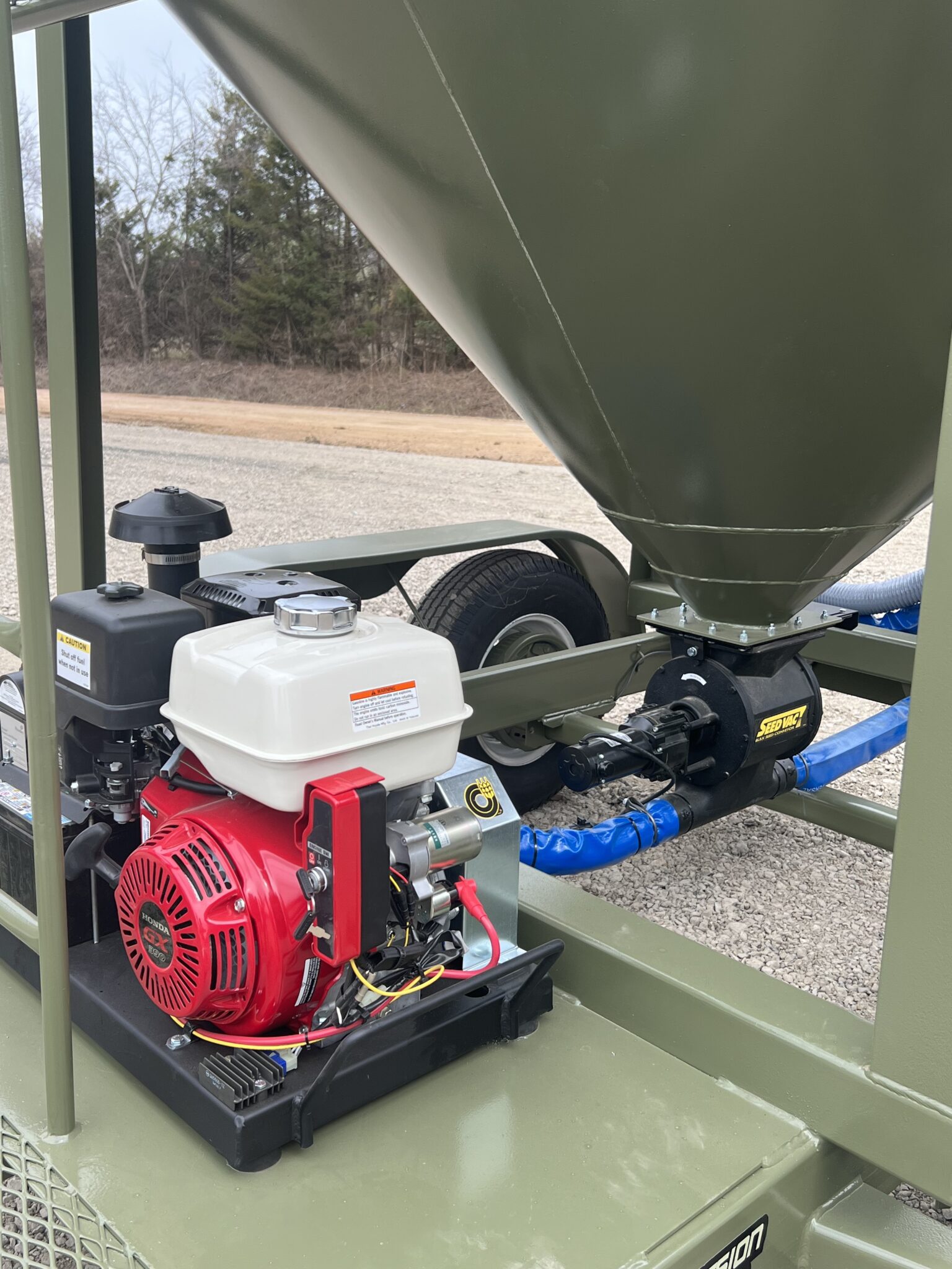 SeedVac Used on HMI Feed Buggy - Christianson Systems